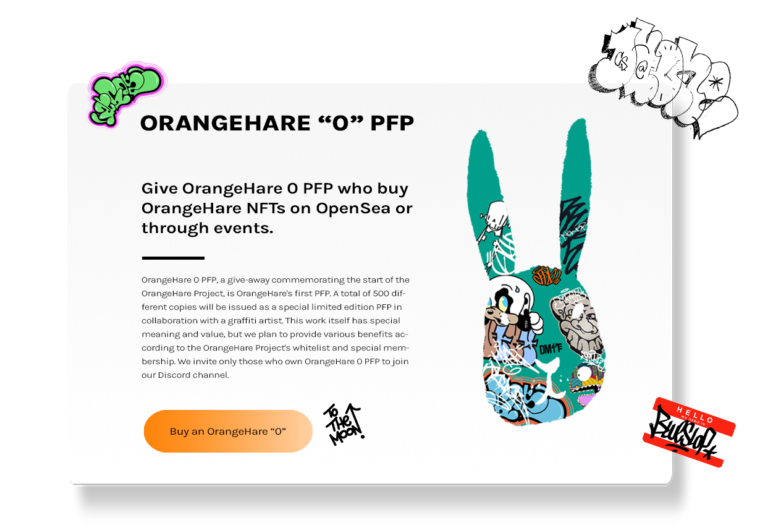 OrangeHare – Orange Hare | Fine Art Graffiti NFT Platform 오렌지해어 오렌지헤어